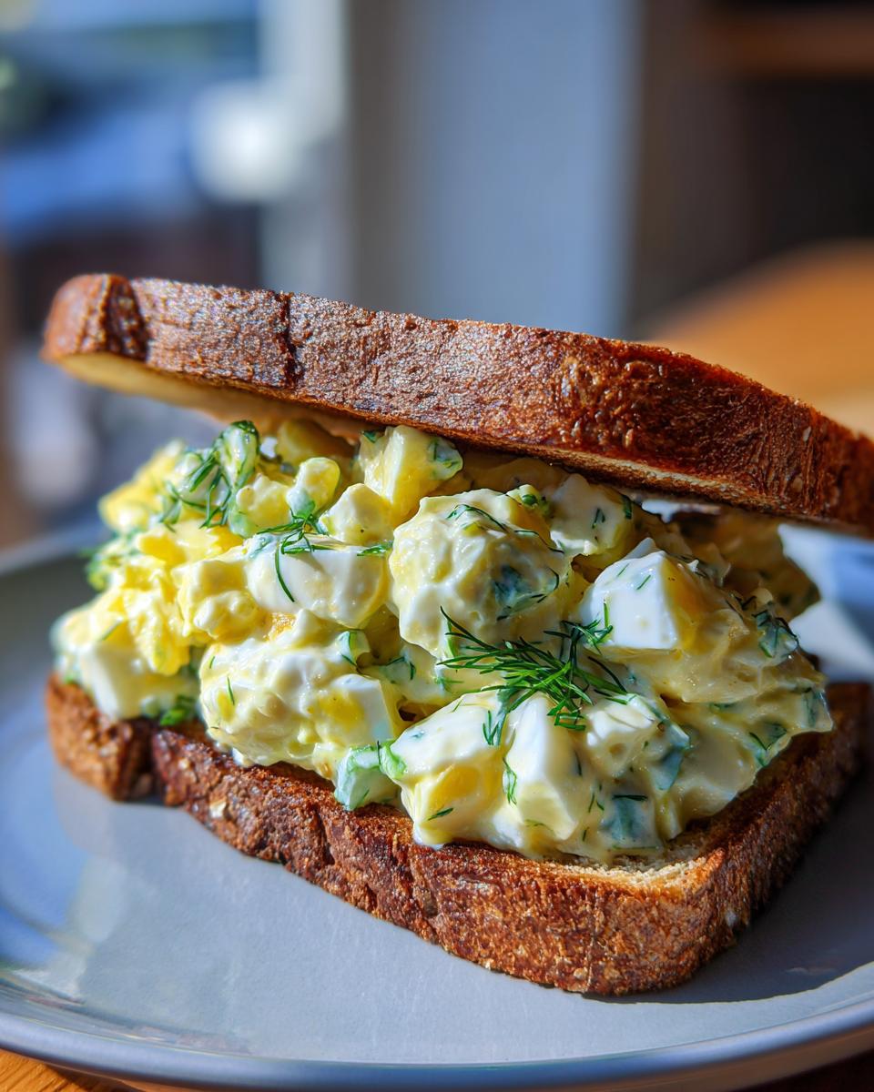 Classic egg salad: 6 eggs, pure bliss