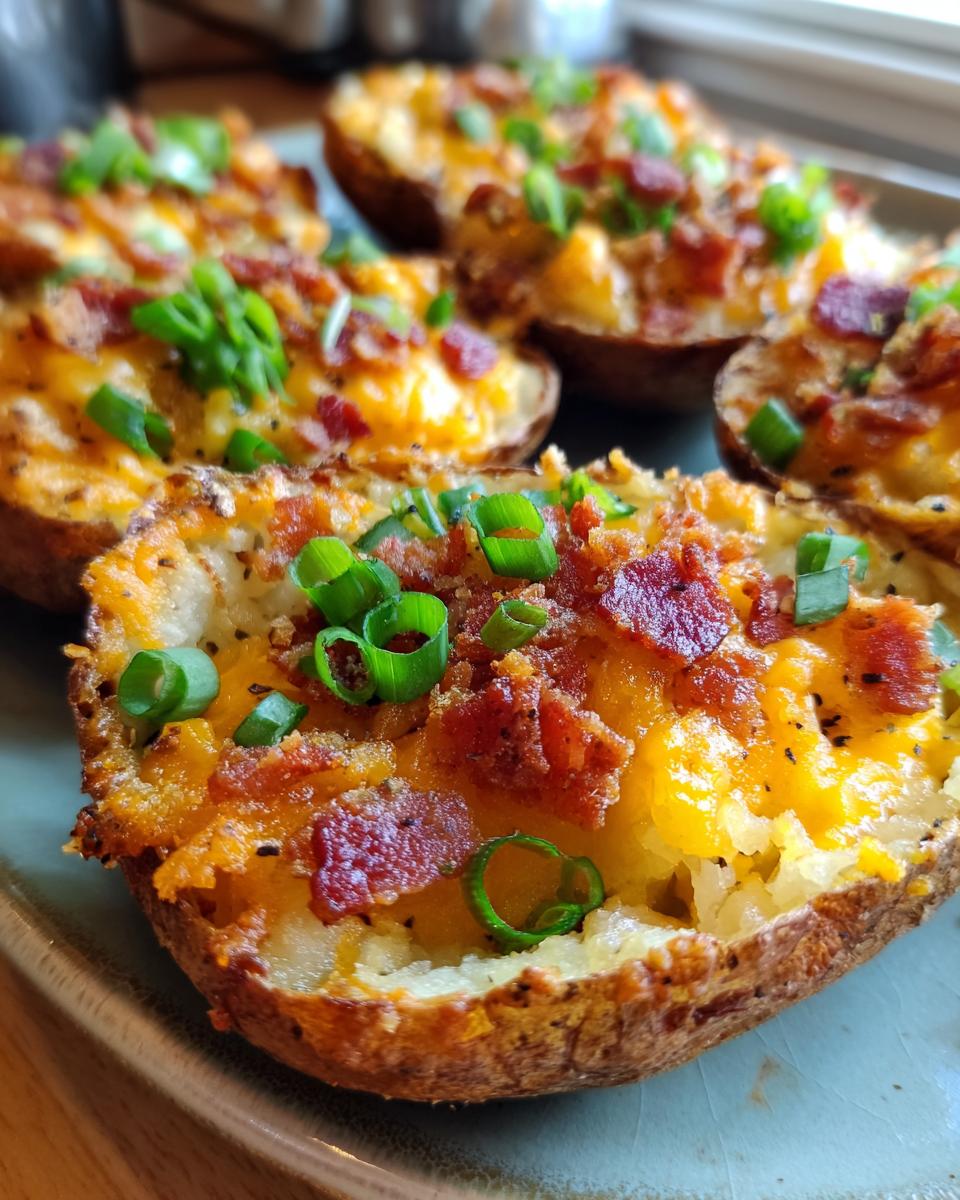 Perfect Loaded Potato Skins: 4 Steps to Bliss