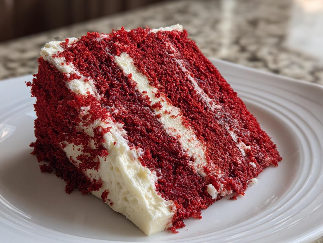 Amazing Red Velvet Cake Recipe: 2 Tiers of Bliss