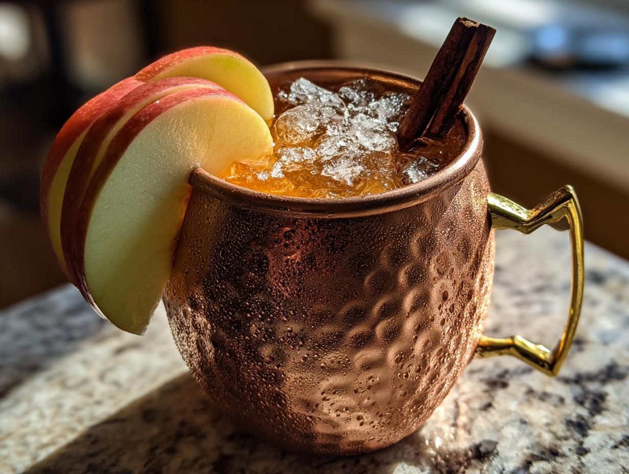 5 Minute apple cider moscow mule Bliss