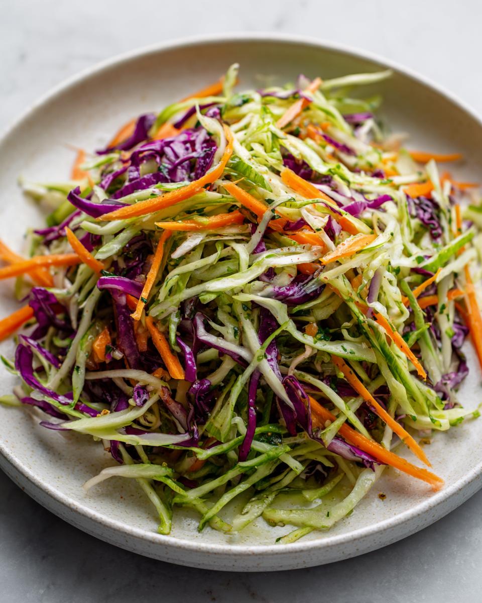 Cabbage Salad: 15 Minute Zesty Crunch